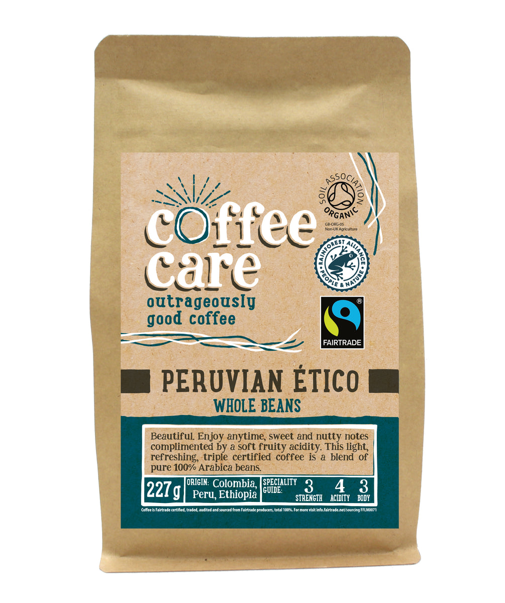 Peruvian Etico Retail Packets – Coffee Care Wholesale